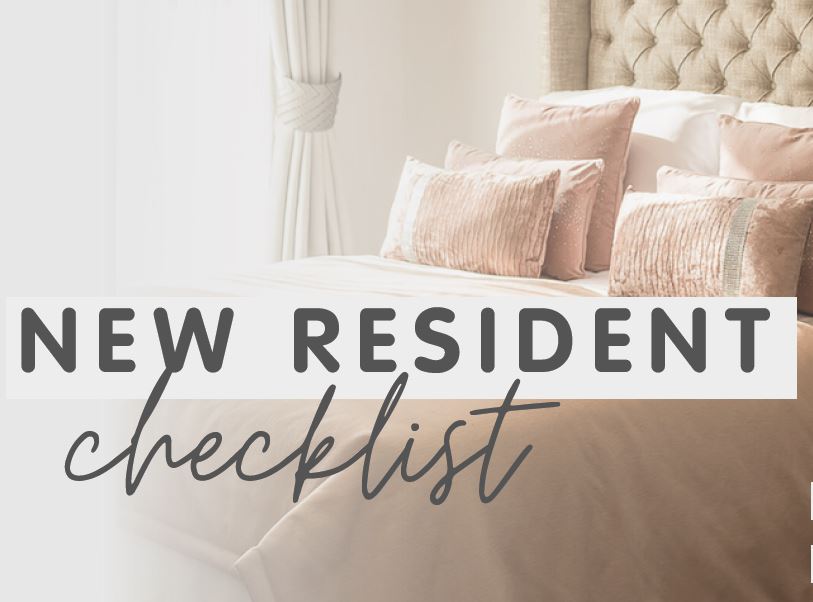 Our New Resident Checklist | News | Berwick Care
